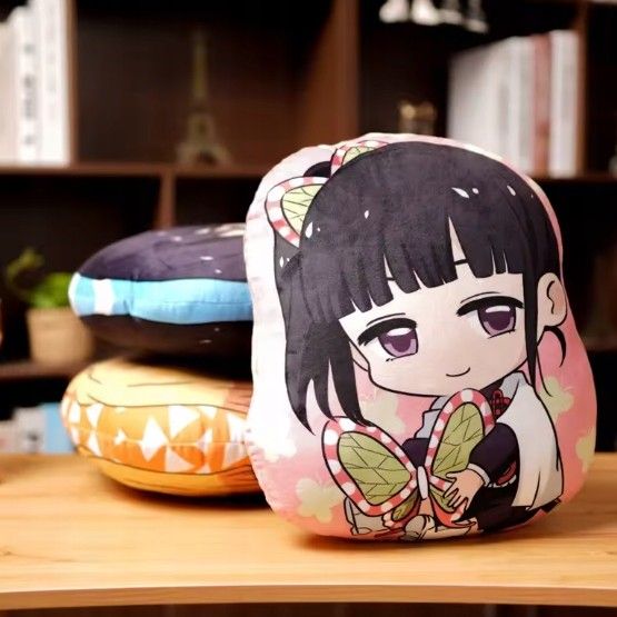 Demon Slayer Anime pluszowa poduszka miękka urocza prezent Agatsuma ...