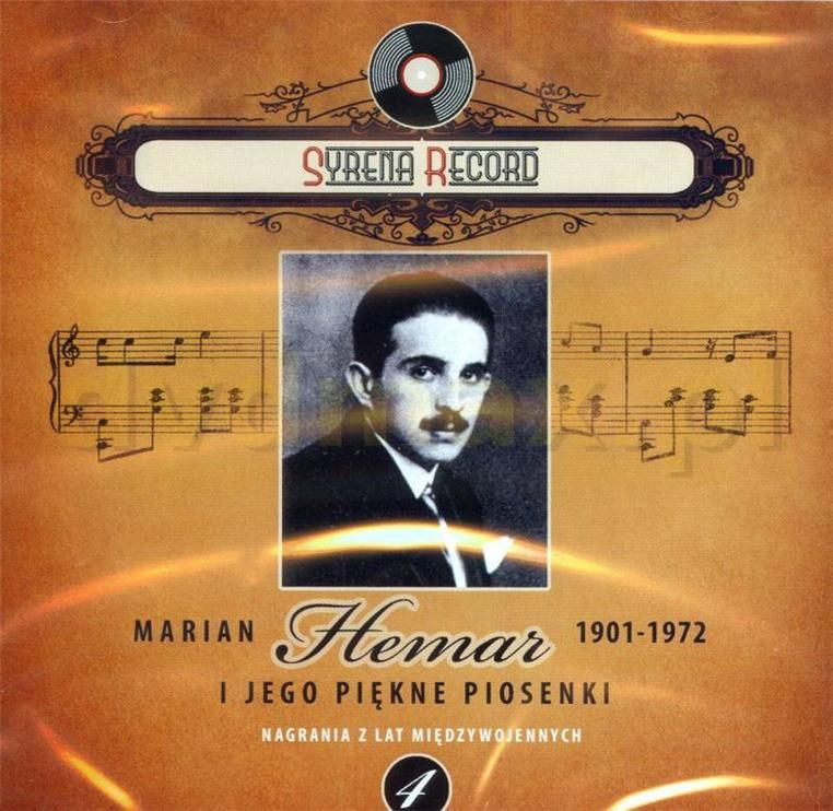 Płyta kompaktowa Syrena Record 4: Marian Hemar i jego piękne piosenki ...