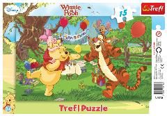Trefl Puzzle ramkowe 15 Kubuś i Przyj. Urodziny - Ceny i opinie - Ceneo.pl