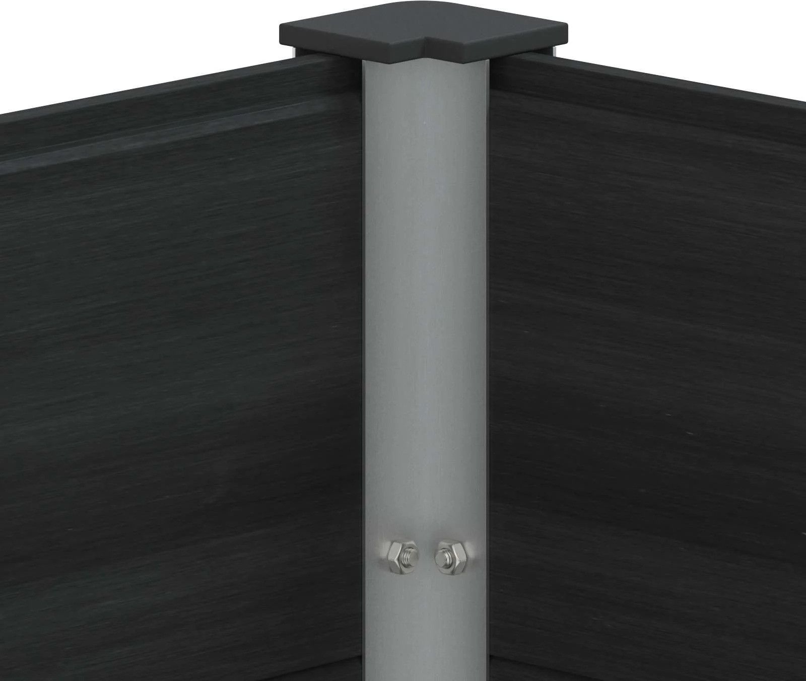 VidaXL Podniesiona Rabata Ogrodowa 100 x 30 x 72 Cm Czarny 42039035 ...