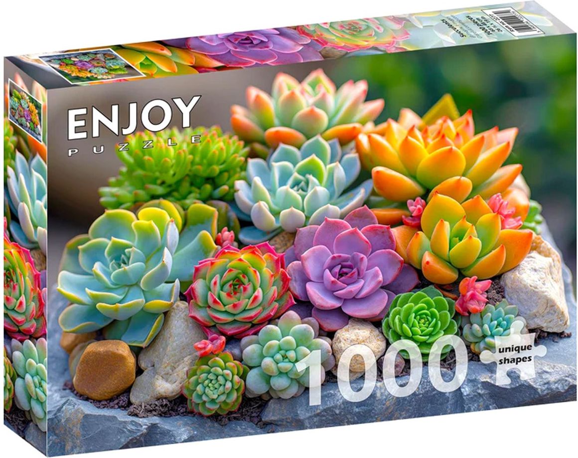 Enjoy Puzzle Sukulenty 1000 El. - Ceny i opinie - Ceneo.pl