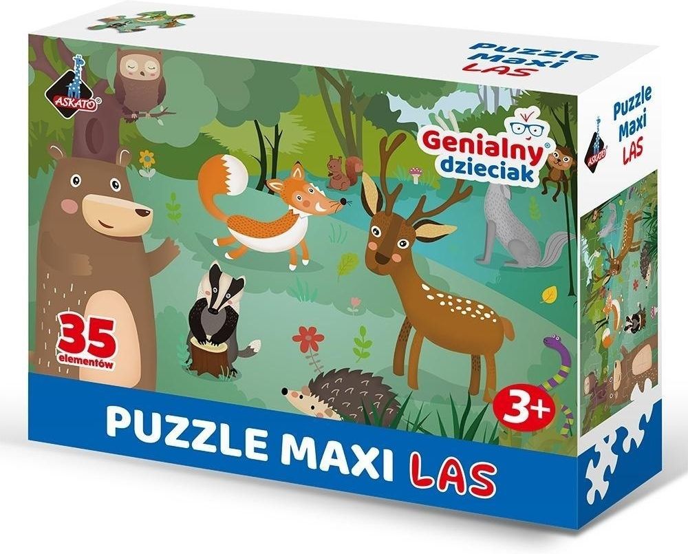 Askato Puzzle maxi 35el las - Ceny i opinie - Ceneo.pl
