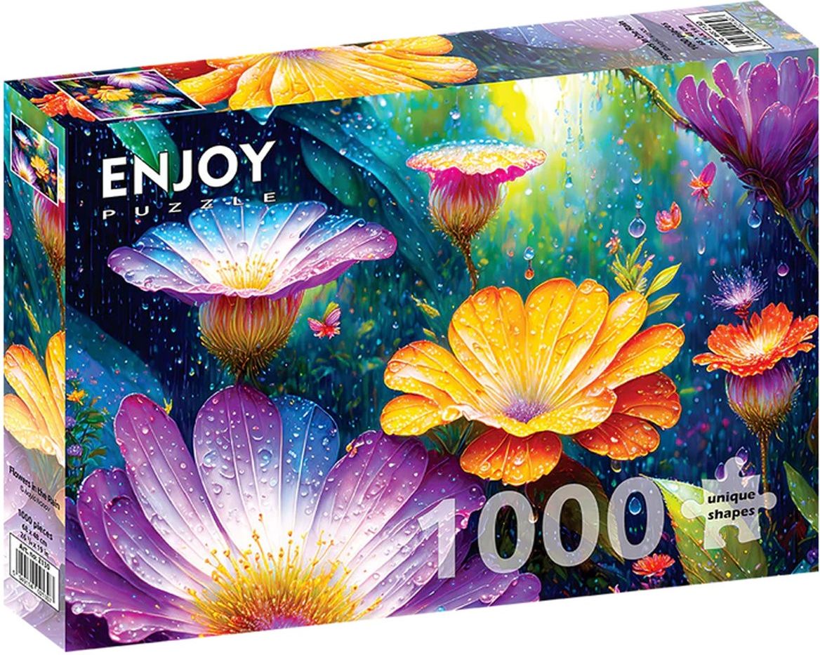 Enjoy Puzzle Kwiaty w deszczu 1000 el. - Ceny i opinie - Ceneo.pl