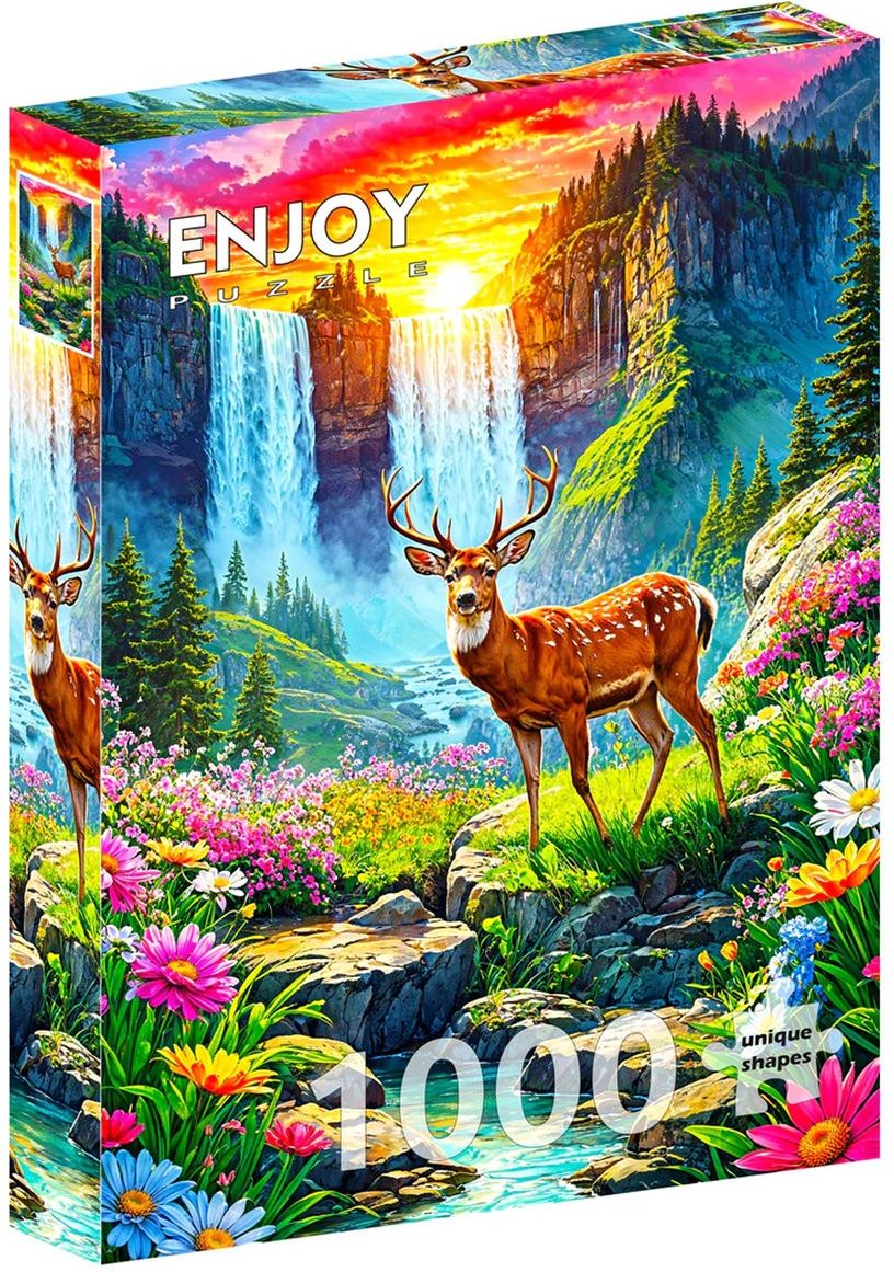 Enjoy Puzzle Raj Dla Jeleni 1000 El. - Ceny i opinie - Ceneo.pl