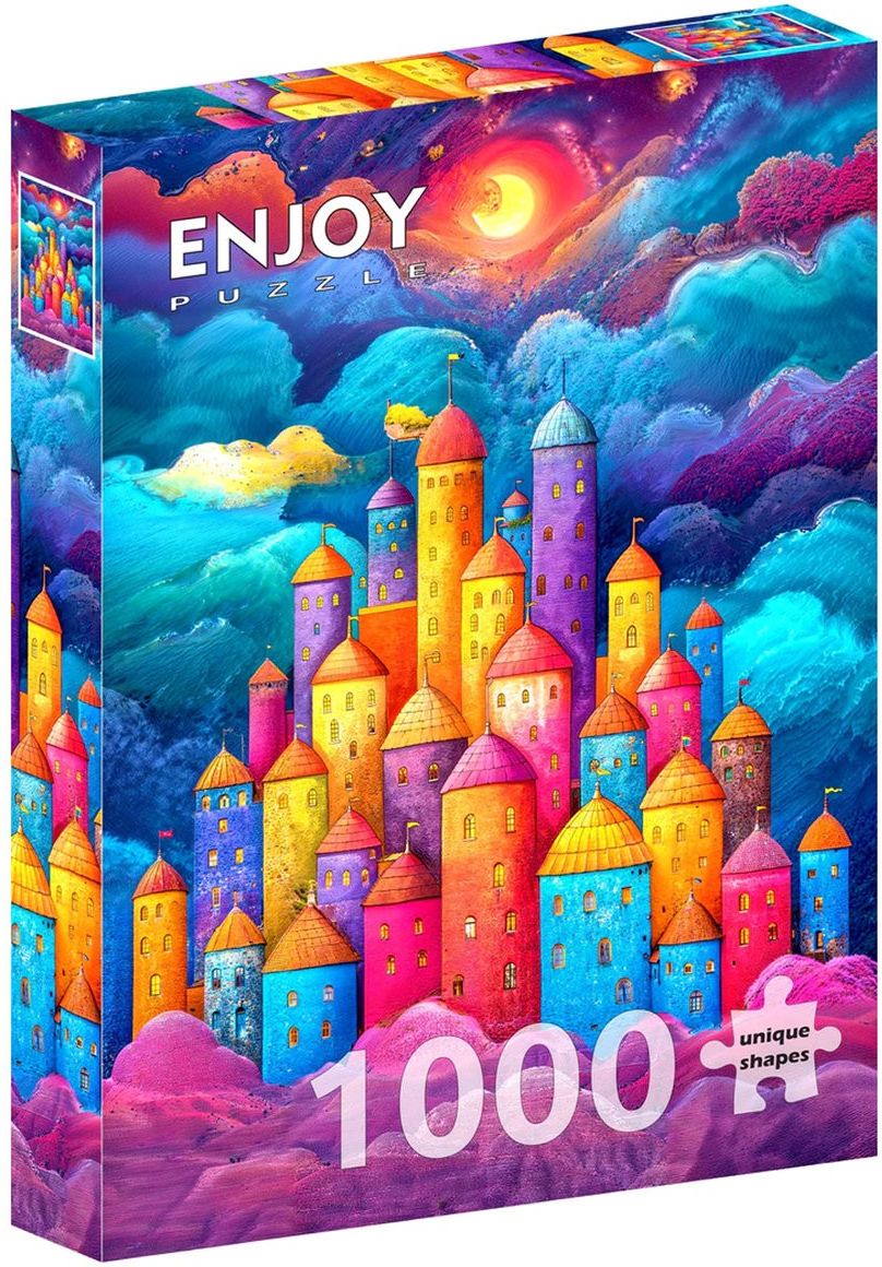 Enjoy Puzzle Kolorowa Forteca 1000 El. - Ceny i opinie - Ceneo.pl