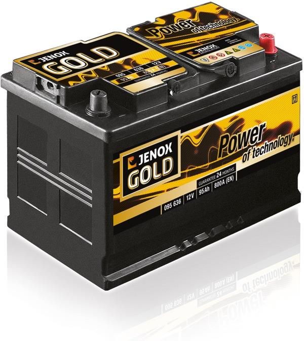 Jenox Gold 12V 61Ah 570A (wymiary: 242 x 175 x 175) (061622Z) (P+ ...