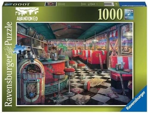 Ravensburger Abandoned Places: Decaying Diner 1000 Piece Jigsaw Puzzle ...
