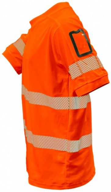 Koszulka ostrzegawcza BoSafety VIVID Hi-vis -C2 wysoka widoczność ...