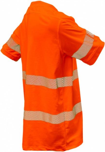 Koszulka ostrzegawcza BoSafety VIVID Hi-vis -C2 wysoka widoczność ...
