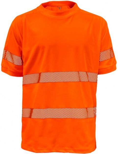 Koszulka ostrzegawcza BoSafety VIVID Hi-vis -C2 wysoka widoczność ...