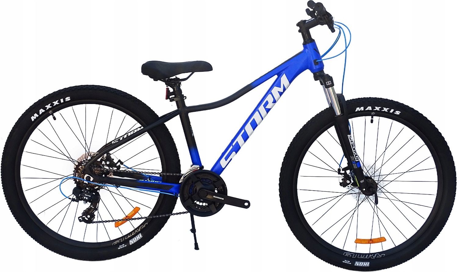Storm 27.5 Shark 1.0 Górski Mtb Aluminiowy 15 Niebieski Mat - Rowery ...