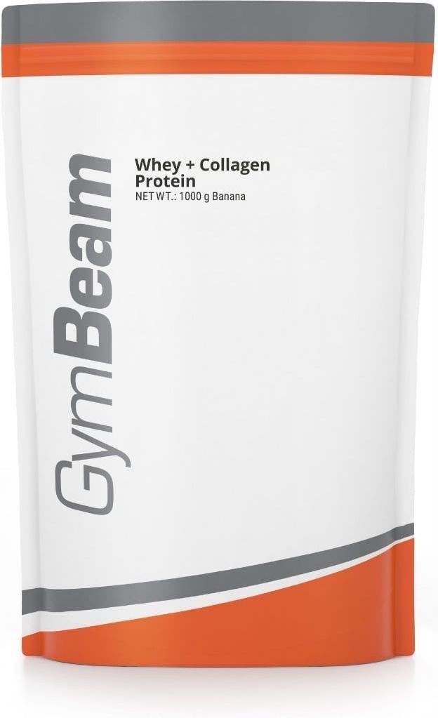 Odżywka białkowa GymBeam WPC Kolagen Whey Collagen Banan Masa Mięśniowa ...