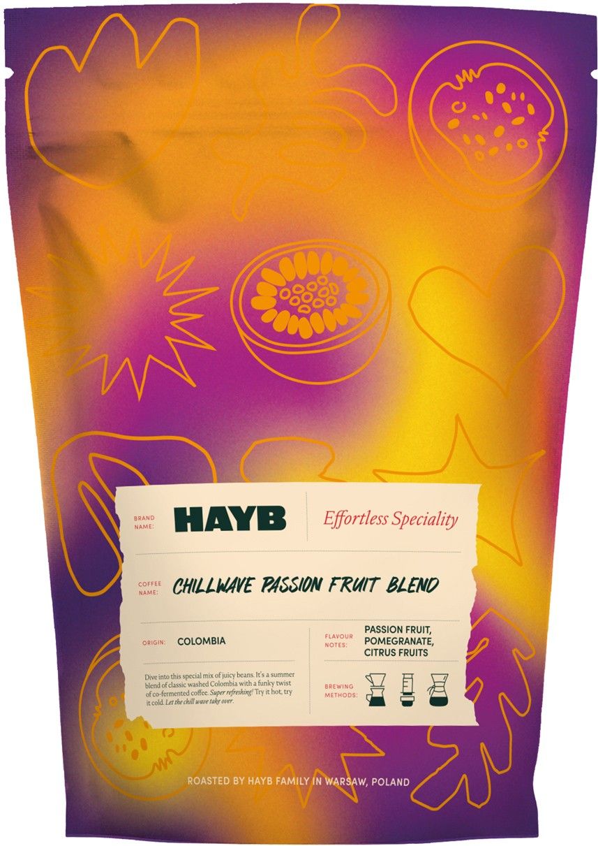 Kawa Hayb kawa ziarnista Kolumbia Chillwave Passion Fruit Blend Filter ...