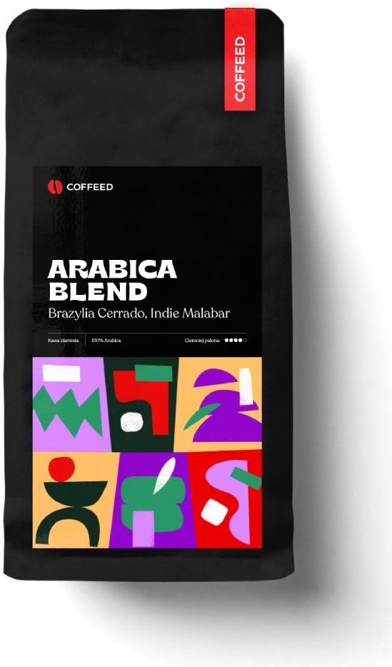 Kawa Coffeed kawa ziarnista ARABICA BLEND Brazylia Cerrado Indie ...
