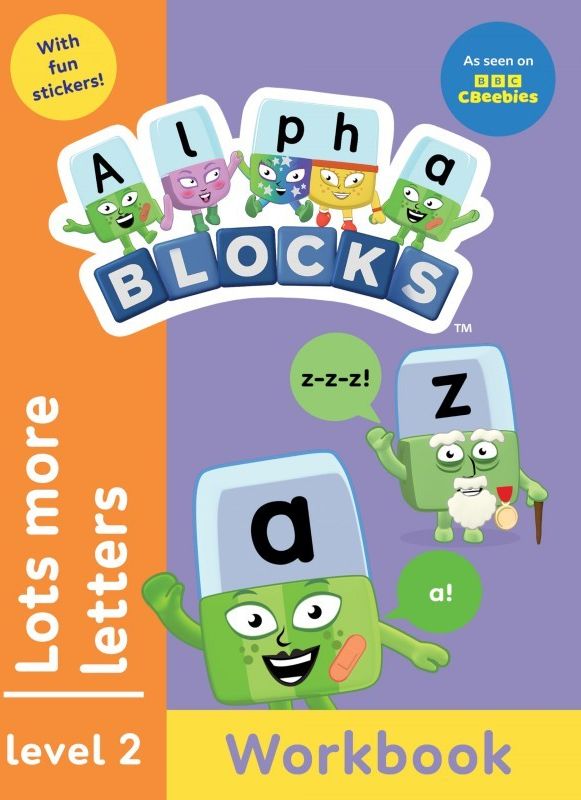 Alphablocks Lots More Letters Orange Level Workbook: Early Words ...