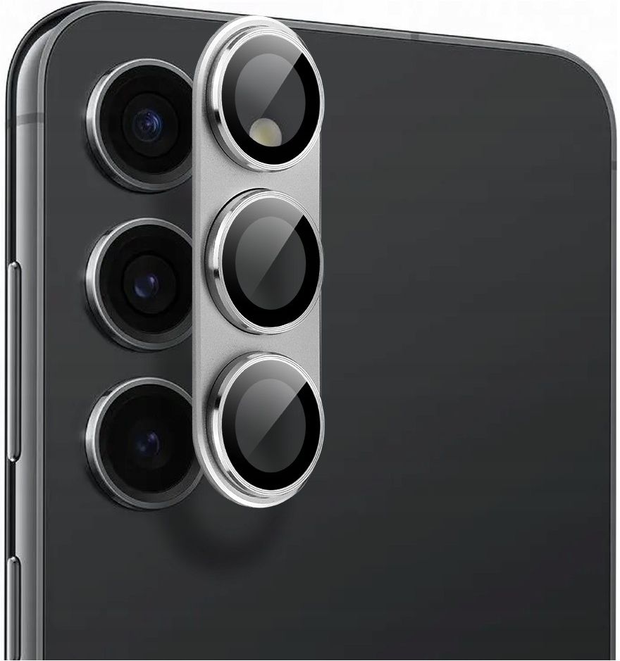 Metalowa Osłona Na Cały Aparat Do Samsung Galaxy S23 Plus, Srebrna ...
