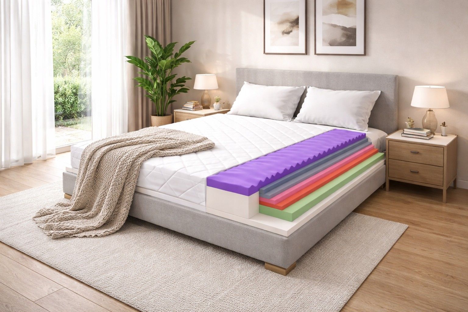 Materac Materac Good Dream FASMAX massage 140x200 H3/H4 - Materace H3 ...