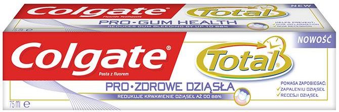 Colgate Pro-zdrowe Dziąsła Total Pasta Do zębów 75 ml - Opinie i ceny ...