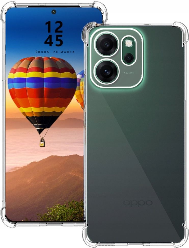 Etui Wzmocnione Naroża Pancerne Anti Shock Do Oppo Reno 14F 14Fs 5G ...