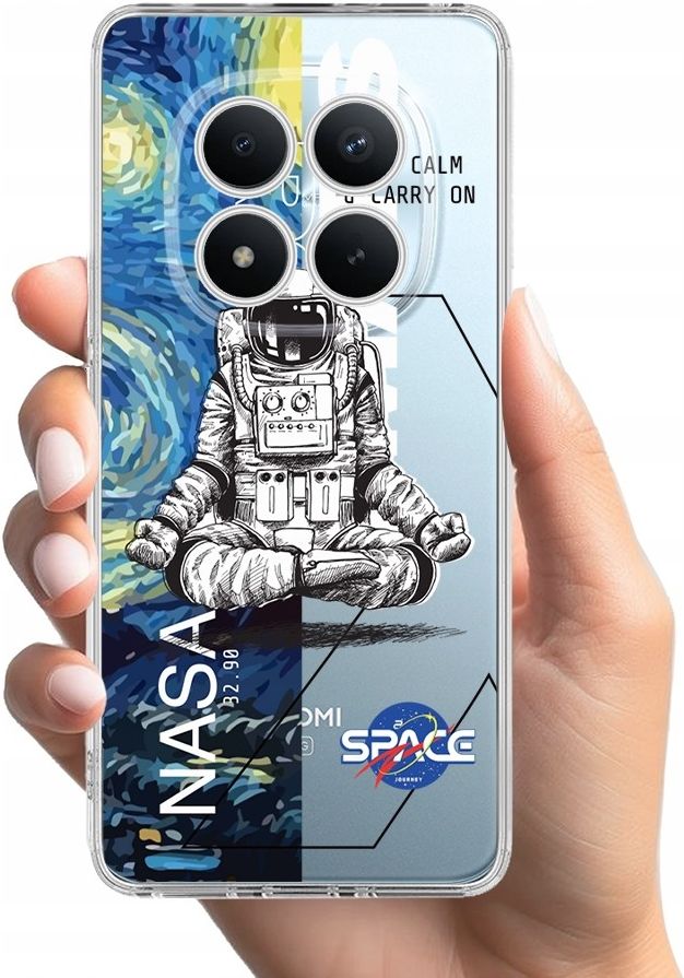 Etui Xiaomi Redmi Note 15 4G Przeźroczyste Keep Calm In Cosmos - Etui ...