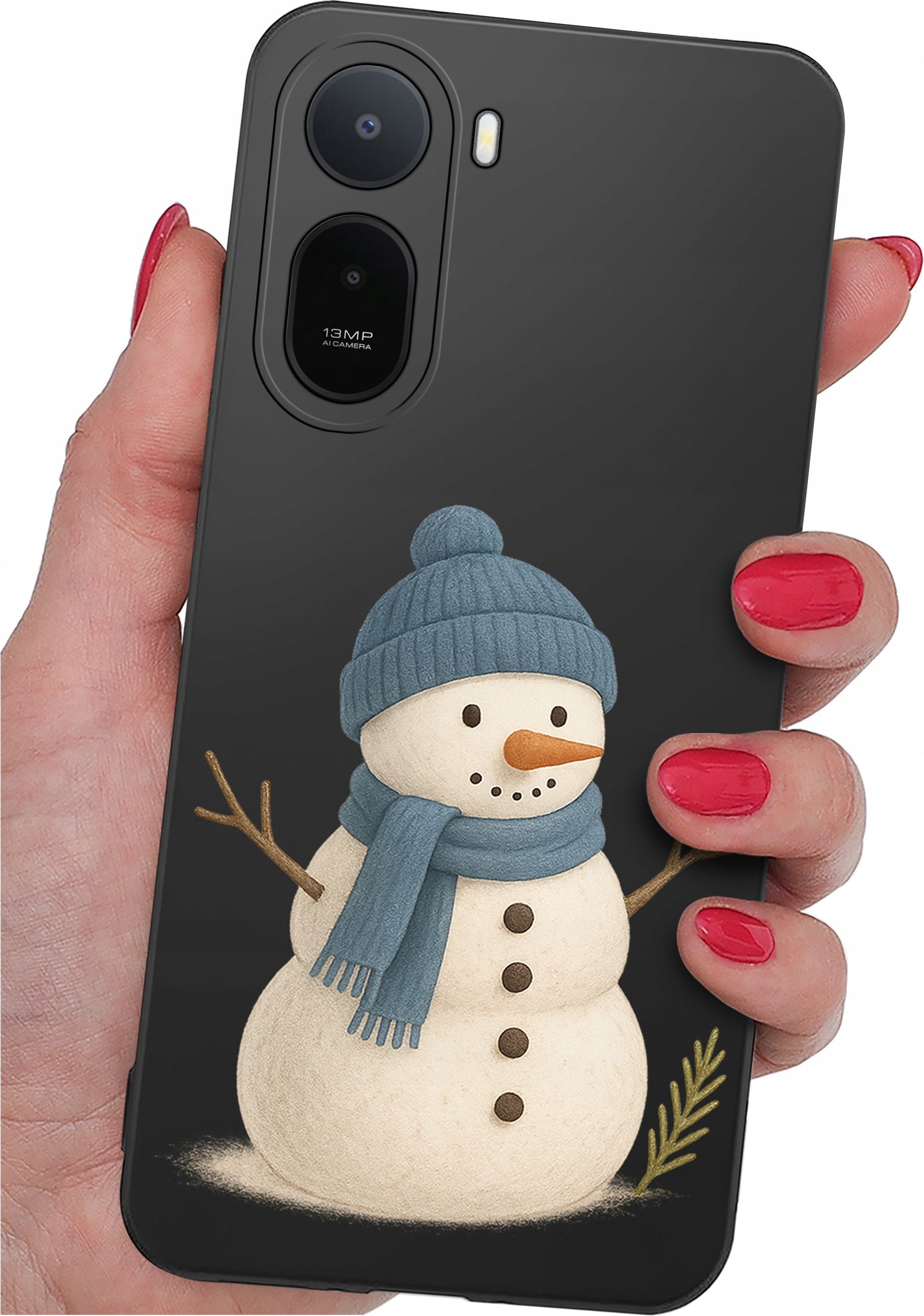 Krainagsm Etui Do Xiaomi Redmi A7 Pro Silikonowe Matt Case Szkło 9H ...