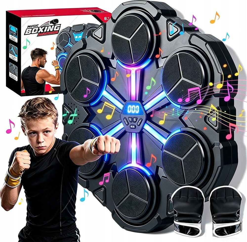 Music Boxing Machine Ściana Bokserska Muzyczna Tarcza Bluetooth 9 ...