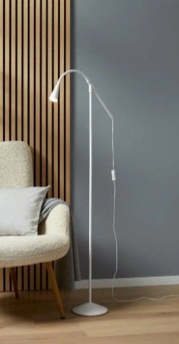 Lampa Lampa podłogowa LED Livarno Home Freya biały 156 cm 320 lm 1 ...