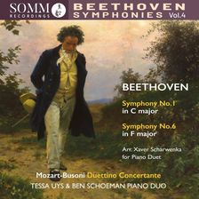 Płyta kompaktowa Uys Tessa/Schoeman Ben - Beethoven Symphonies Vol 4 ...