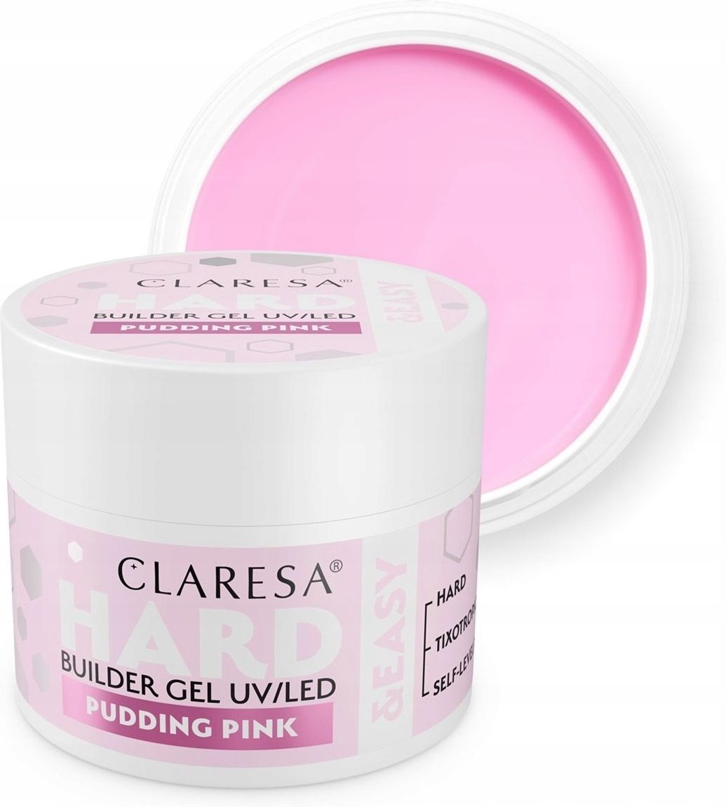 Claresa Żel Budujący Hard&Easy Pudding Pink 45g Mleczny Róż - Opinie i ...