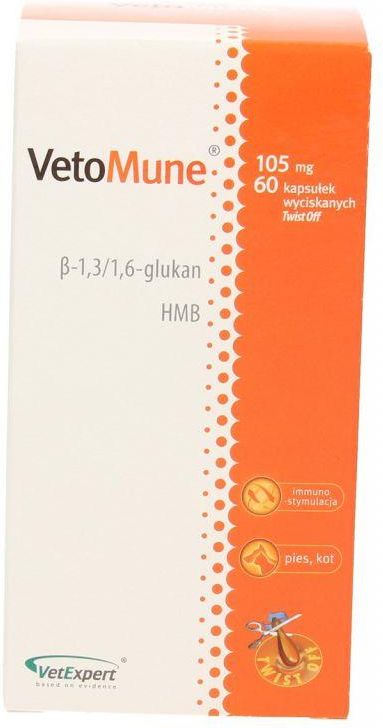 Vet Expert VetoMune Preparat Wspomagający Odporność Dla Psów I Kotów ...