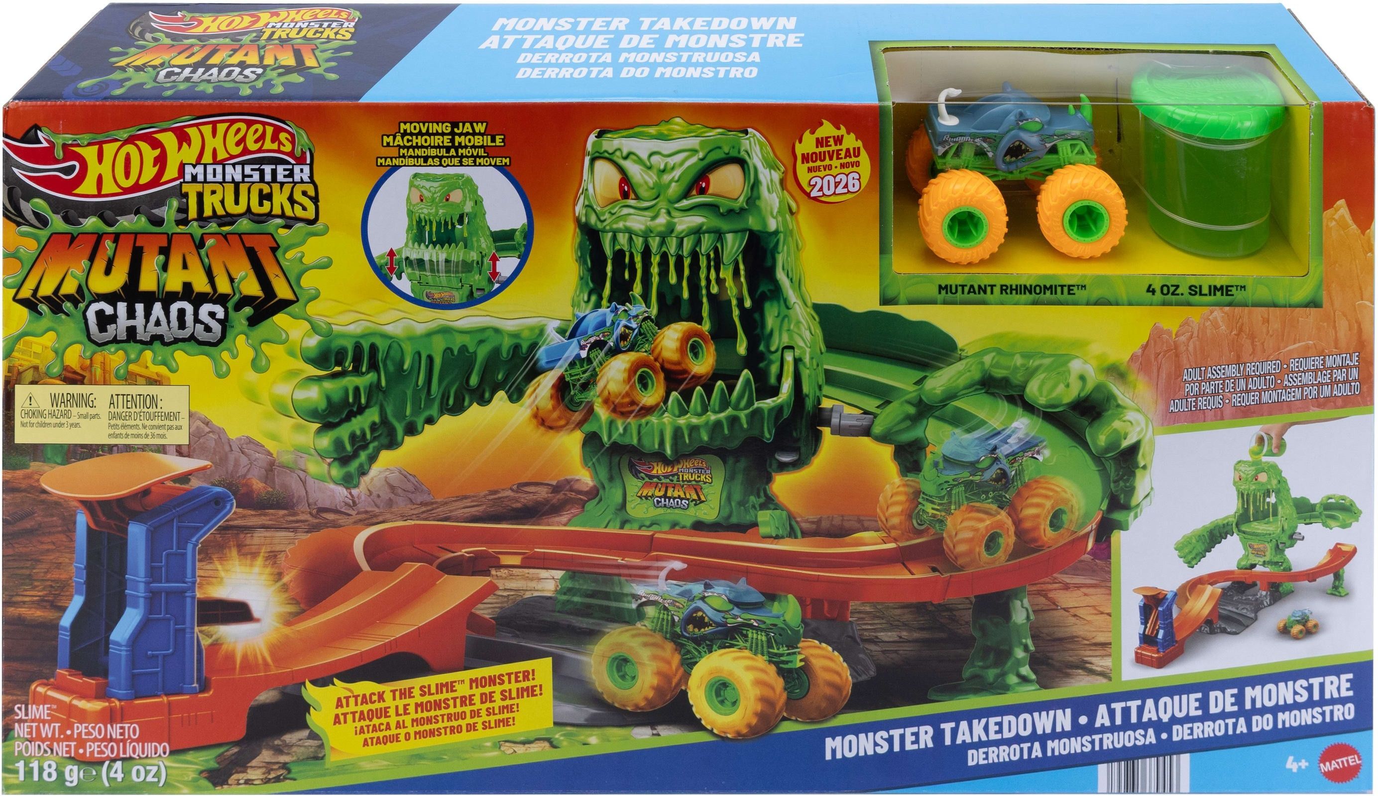 Hot Wheels Monster Trucks Mutant Chaos Starcie Z Potworem Mutantem