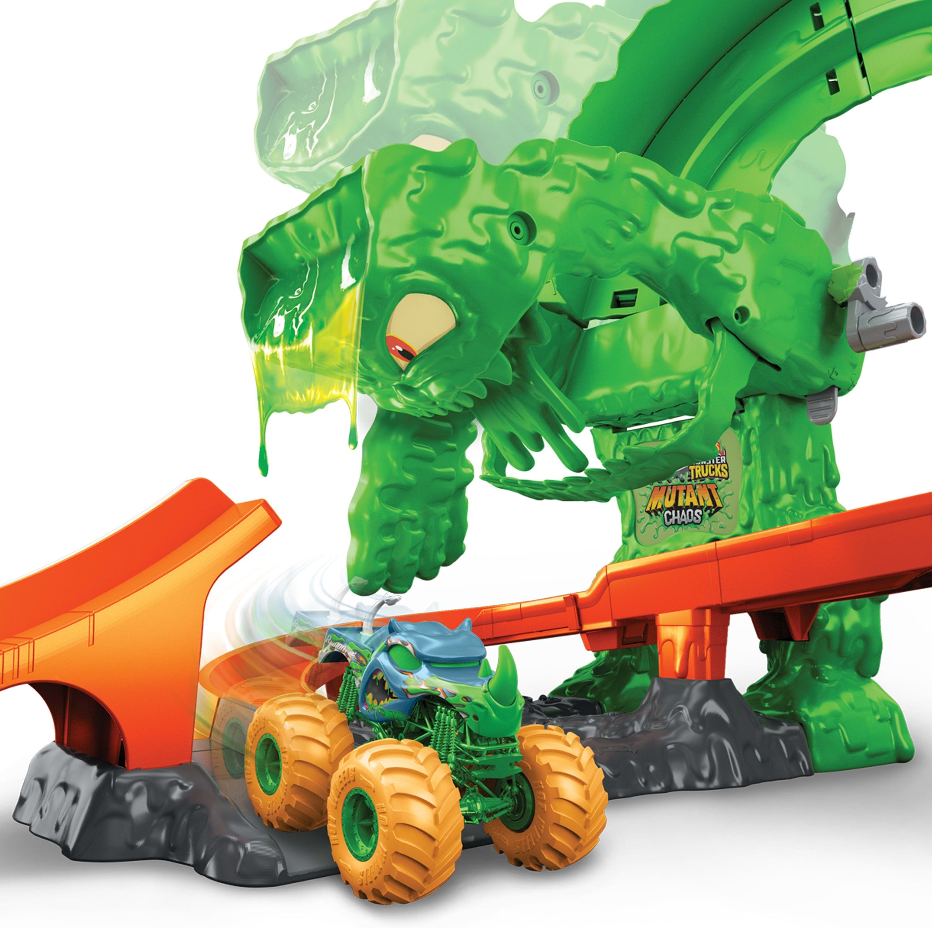 Hot Wheels Monster Trucks Mutant Chaos Starcie Z Potworem Mutantem