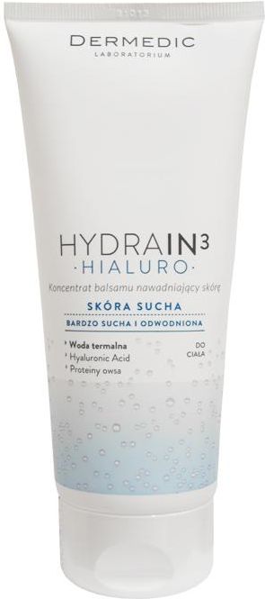Dermedic Hydrain 3 Hialuro koncentrat balsamu nawadniający skórę 200ml ...