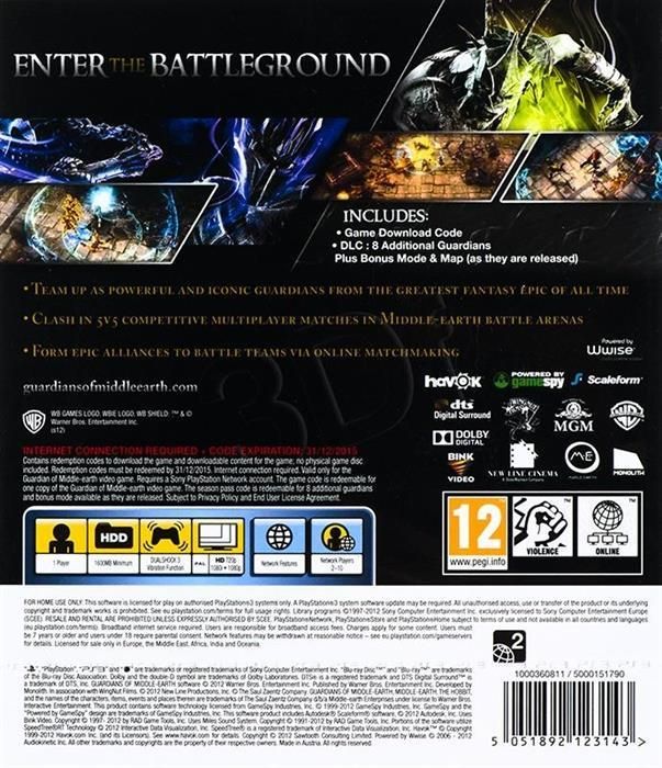 Guardians of Middle-Earth (Gra PS3) - Ceneo.pl