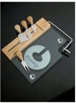 Brandani Szklana deska do serów z nożami CHEESE BOARD 57316 - Opinie i ...