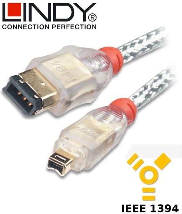 Kabel FireWire DV / iLink (IEEE 1394) 6/4 Lindy 30874 - 7,5m(Lindy ...