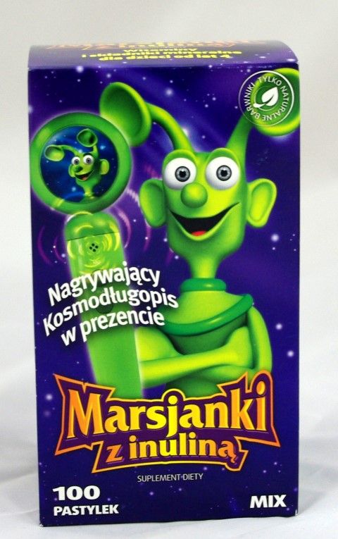 Marsjanki z inuliną MIX 100 pastylek - Opinie i ceny na Ceneo.pl