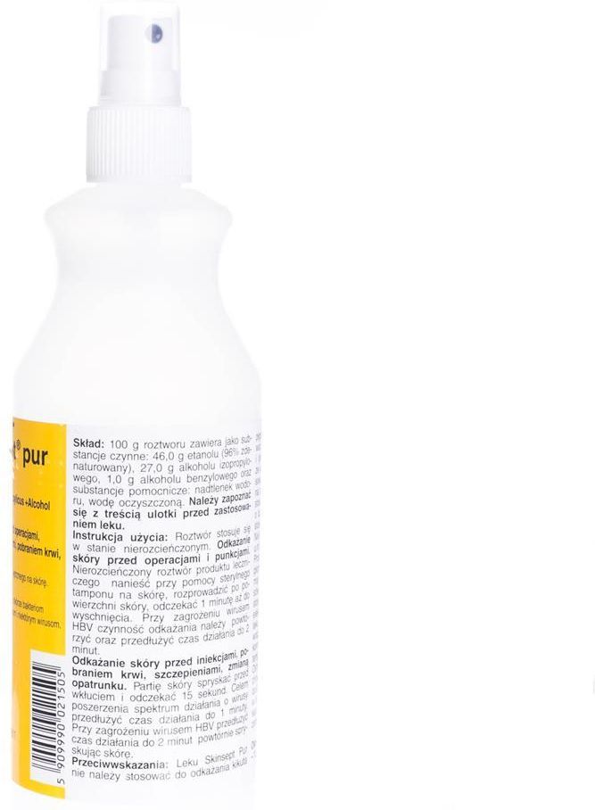 Skinsept Pur Płyn do odkażania skóry 350ml - Opinie i ceny na Ceneo.pl