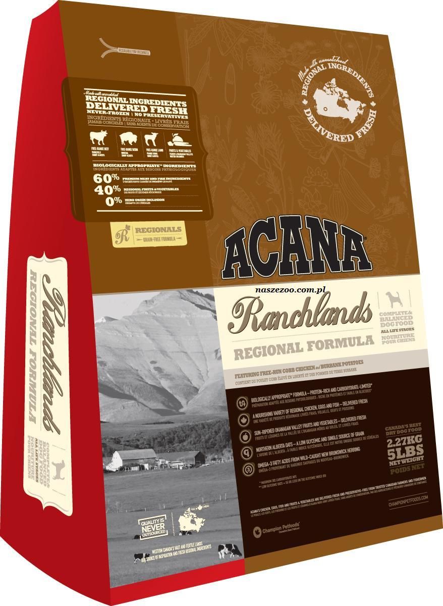 Karma Acana Ranchlands 2,27kg - Ceny i opinie - Ceneo.pl