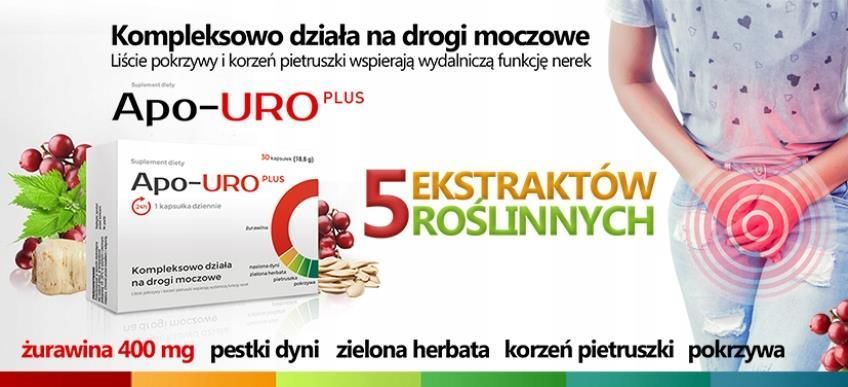 Apo-URO Plus, 30 kapsułek - Opinie i ceny na Ceneo.pl