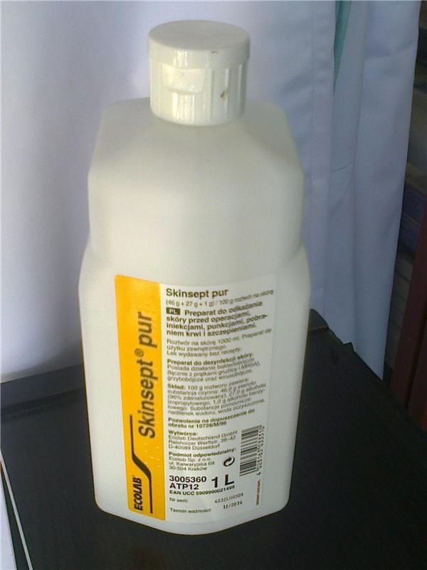 ECOLAB Skinsept pur 1 litr - Opinie i ceny na Ceneo.pl