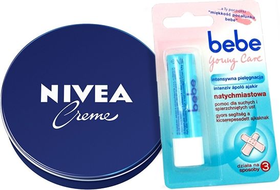 NIVEA 75 ml Creme Krem i BEBE Young Care Pomadka 4,9 g - Opinie i ceny ...