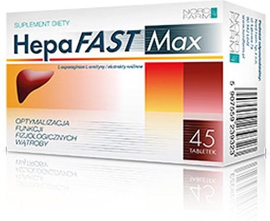 Hepafast Max X 45 Tabl - Opinie i ceny na Ceneo.pl