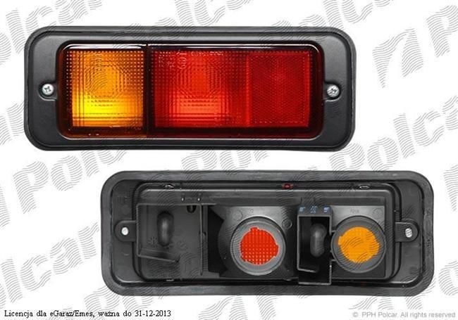 Lampa tylna Lampa Tylna W Zderzaku,Ece Opel Monterey, Luty 92 ...