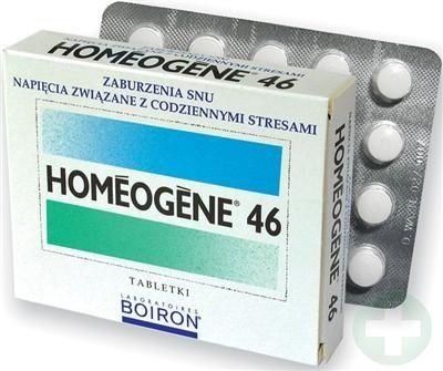 Lek homeopatyczny Boiron Homeogene46,tabl.,nerw.p/bezsen, 60 szt ...