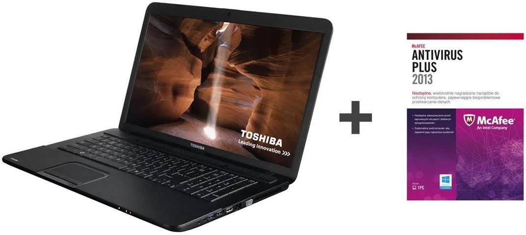 Laptop Toshiba C870-1Fw (PSCBDE-00L008PL) - Opinie i ceny na Ceneo.pl