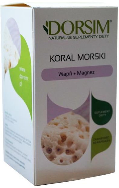 Preparat medycyny naturalnej Dorsim Sangokoralle Koral Morski Sango 60 ...