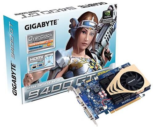 Gigabyte GeForce 9400GT 512MB DDR2 128bit PCI-E (GV-N94TOC-512I) - Karta graficzna - Opinie i ...