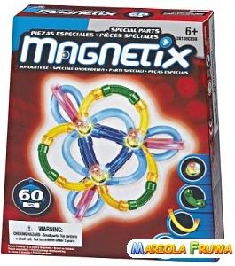 Mega Brands Magnetix Elastyczne 60 Części 28130 - ceny i opinie - Ceneo.pl