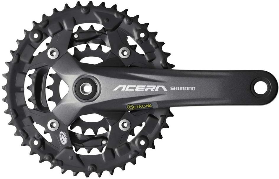 Shimano Mechanizm Korbowy Acera Fc-M391-8 175Mm, Srebrny Z Osłoną ...